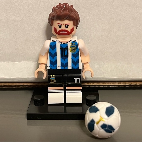minifigure | Toys | Lionel Messi Argentina Fifa World Cup Minifigure ...